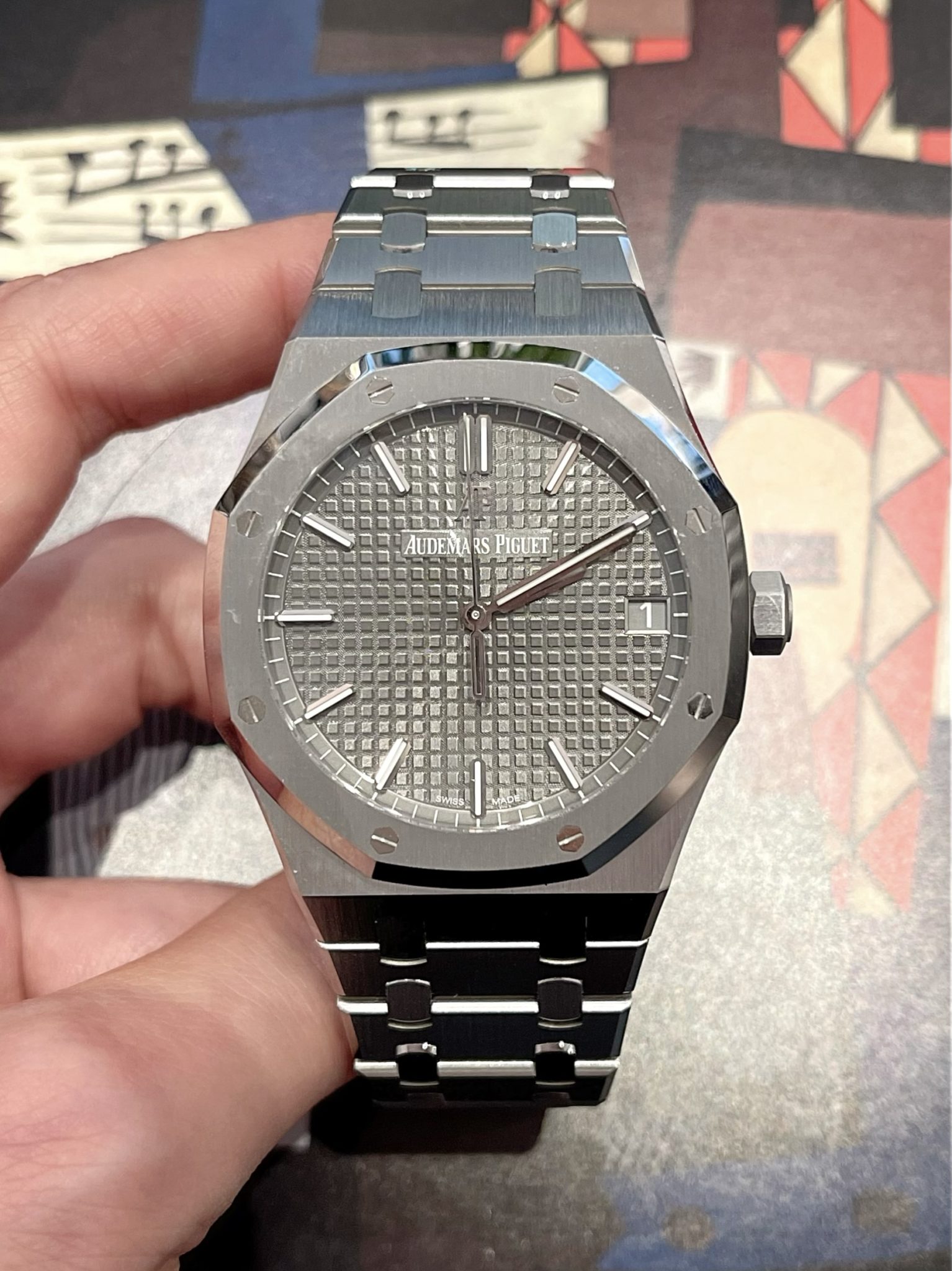 AP Royal Oak Offshore Selfwinding Chronograph 26238ST Tiffany chờ hàng