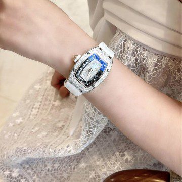 Richard Mille RM 07-01 White Gold Full Snow Diamond MOP