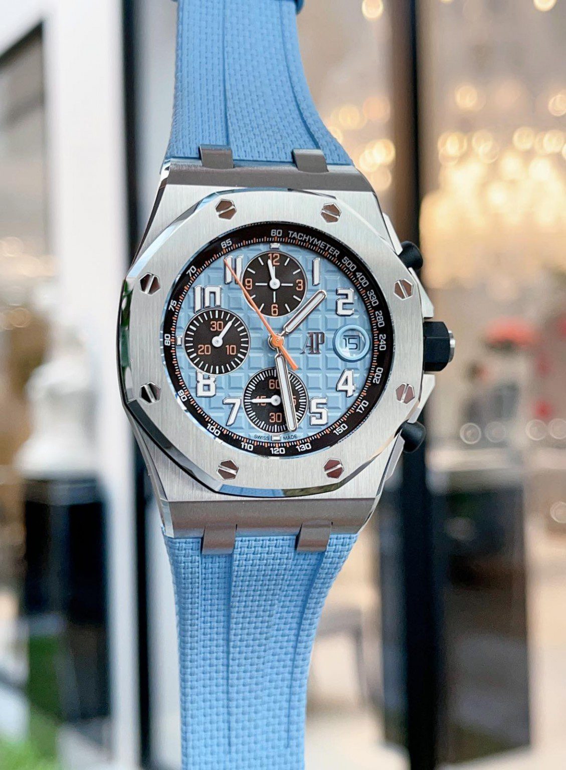 AP Royal Oak Offshore Selfwinding Chronograph 26238ST Tiffany chờ hàng