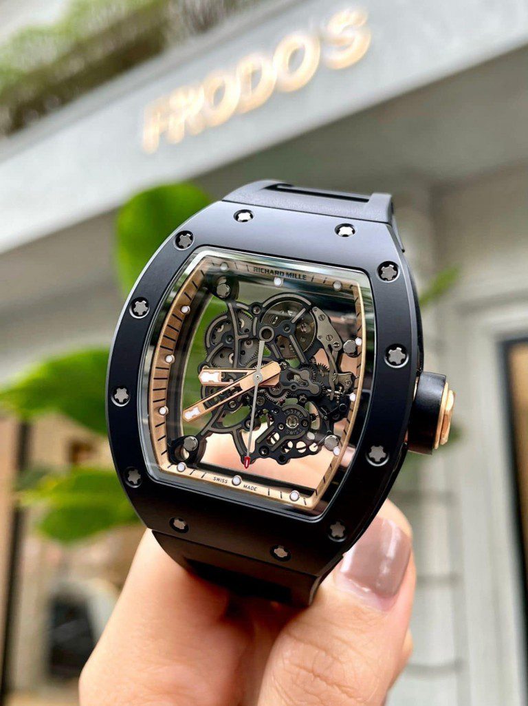 Richard Mille RM 055 Asia Manual Winding Bubba Watson Black Ceramic