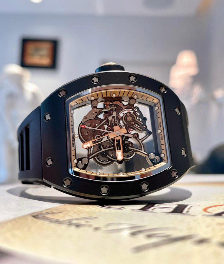 Richard Mille RM 055 Asia Manual Winding Bubba Watson Black Ceramic