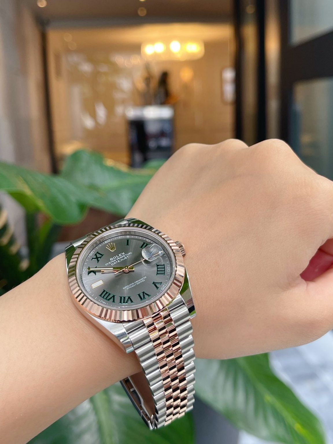Rolex Datejust 41mm 126331-0016 Wimbledon New