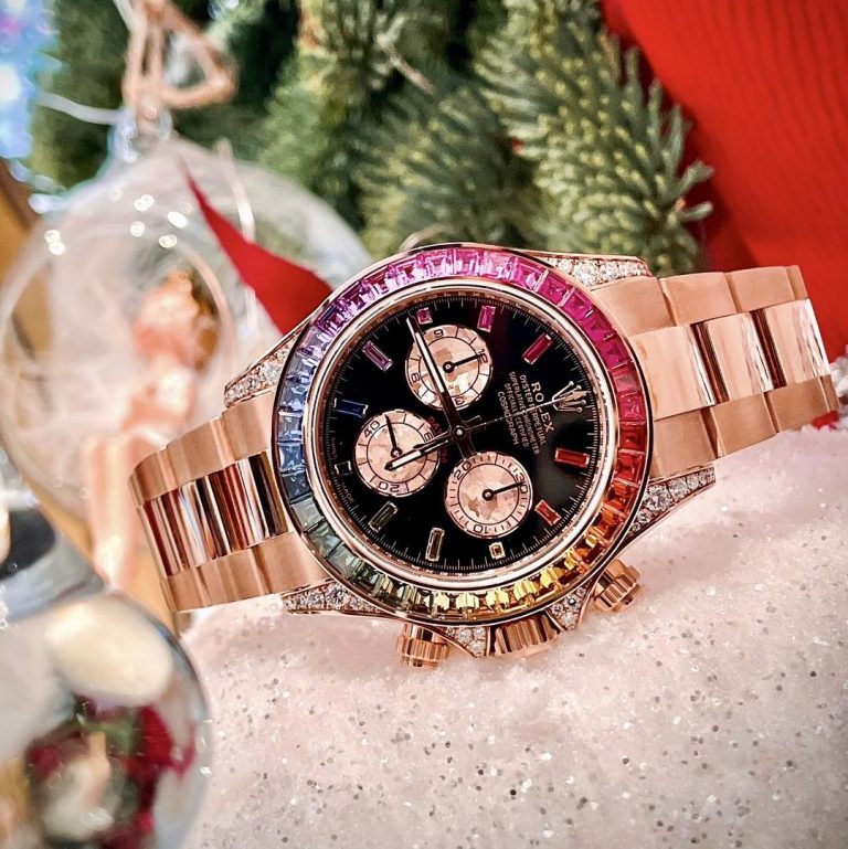 Rolex Oyster Perpetual Cosmograph Daytona Rainbow 116595