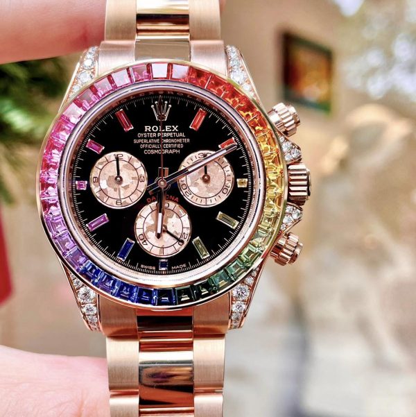 Rolex Oyster Perpetual Cosmograph Daytona Rainbow 116595